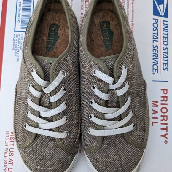 Simple | Shoes | Simple Brand Canvas Shoes Womens Size 75 Fits 7 | Poshmark
